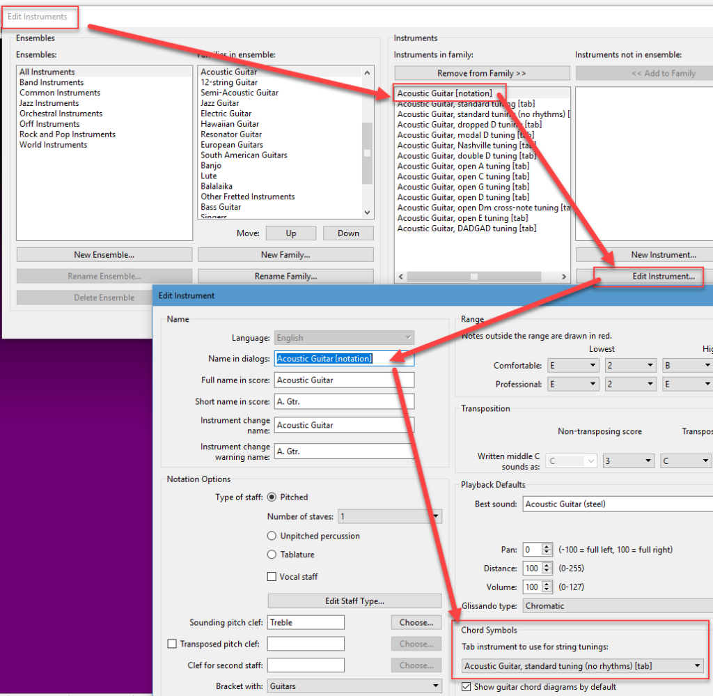String Numbers for Notes on Notation Staves in Sibelius – OF NOTE